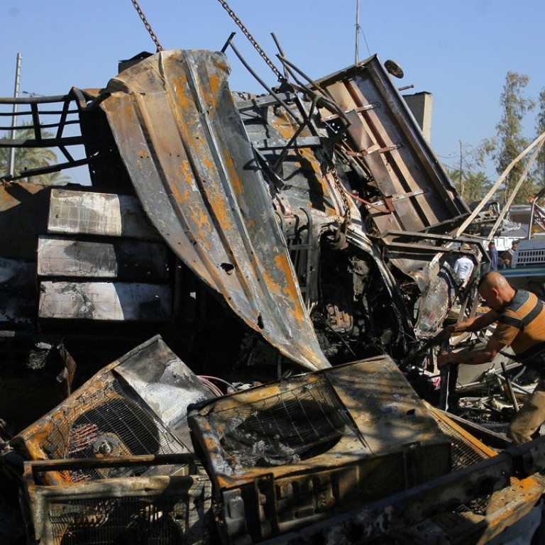 Massive blast triggered by suicide bombers in fuel truck kills at least ...