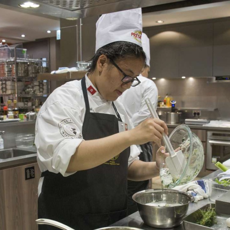Amateur chefs compete to represent Hong Kong in young kitchen talent ...
