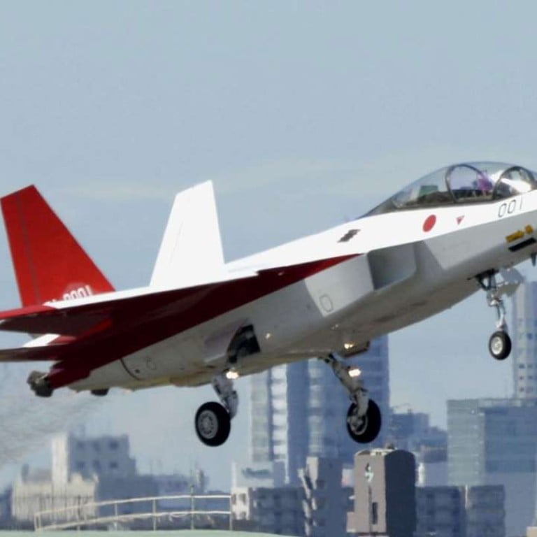 Japan’s first stealth jet makes maiden flight as hawkish PM Abe boosts ...