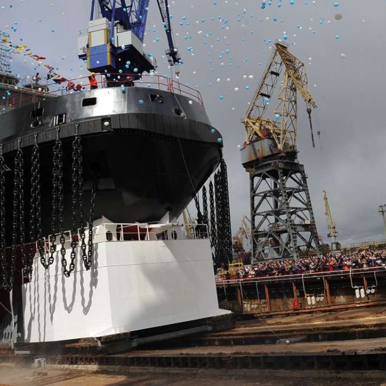 Russia unveils new navy ice-breaker as Moscow turns military gaze on ...