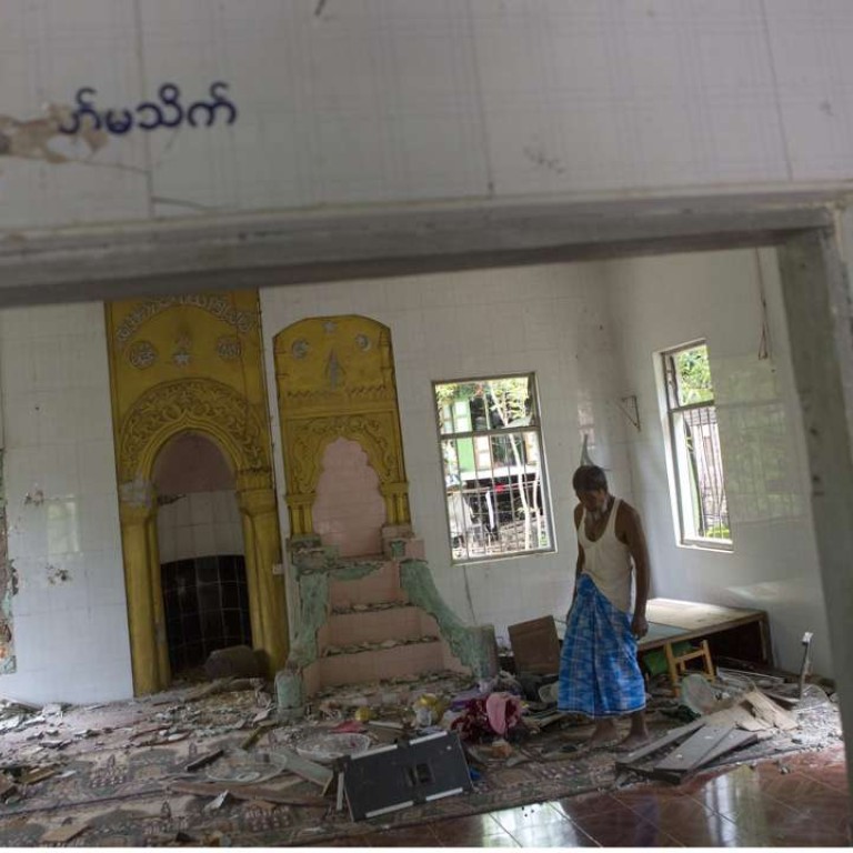 Myanmar mob torches mosque as religious tensions spike | South China ...
