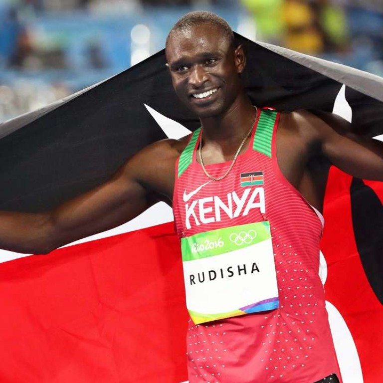 King David Rudisha defends his 800-metre Olympic title with career-high ...
