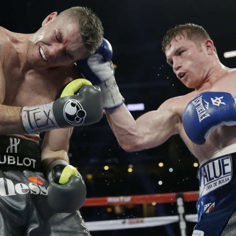 ‘I fear no one’: Canelo Alvarez claims world title with hugely ...
