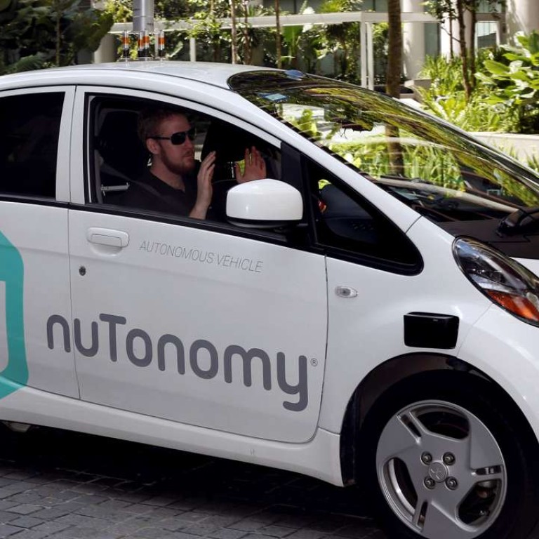 Driverless taxi hits lorry in Singapore trial | South China Morning Post