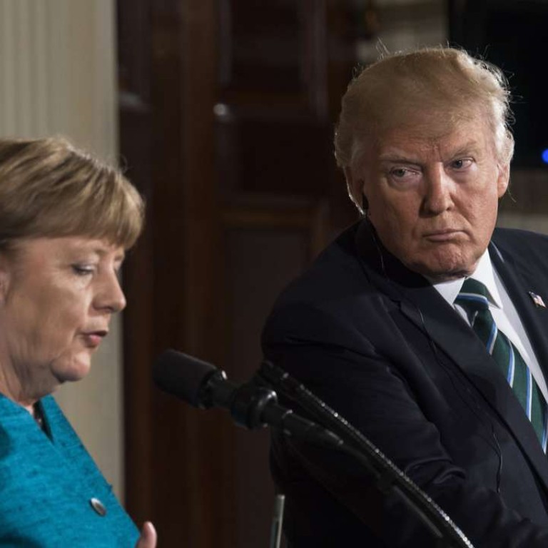 Donald Trump and Angela Merkel unable to conceal their differences in ...