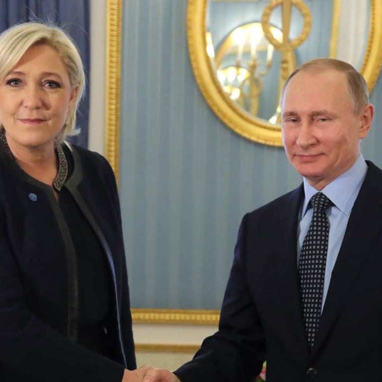 Russia’s Putin meets French presidential contender Le Pen in Kremlin ...