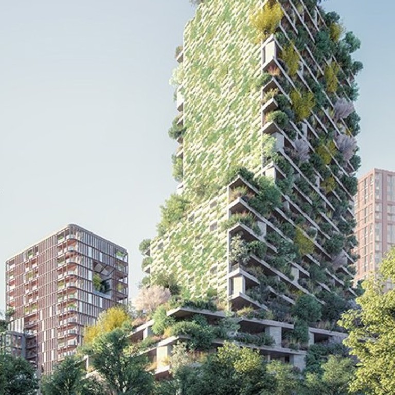 Smog-eating ‘vertical forest tower’ in Netherlands will feature luxury ...