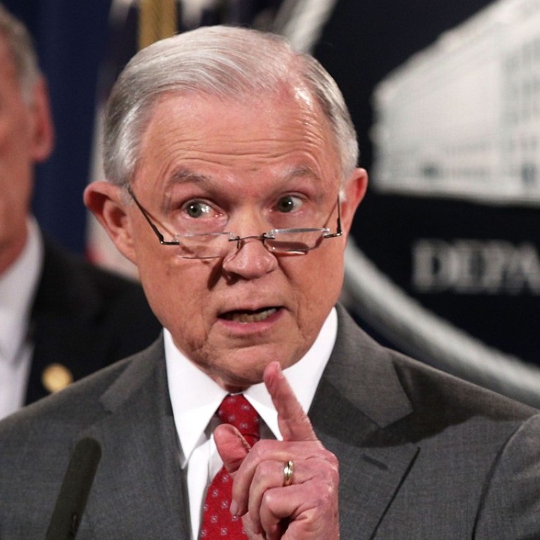 Fighting talk: Attorney General Jeff Sessions vows to plug government ...