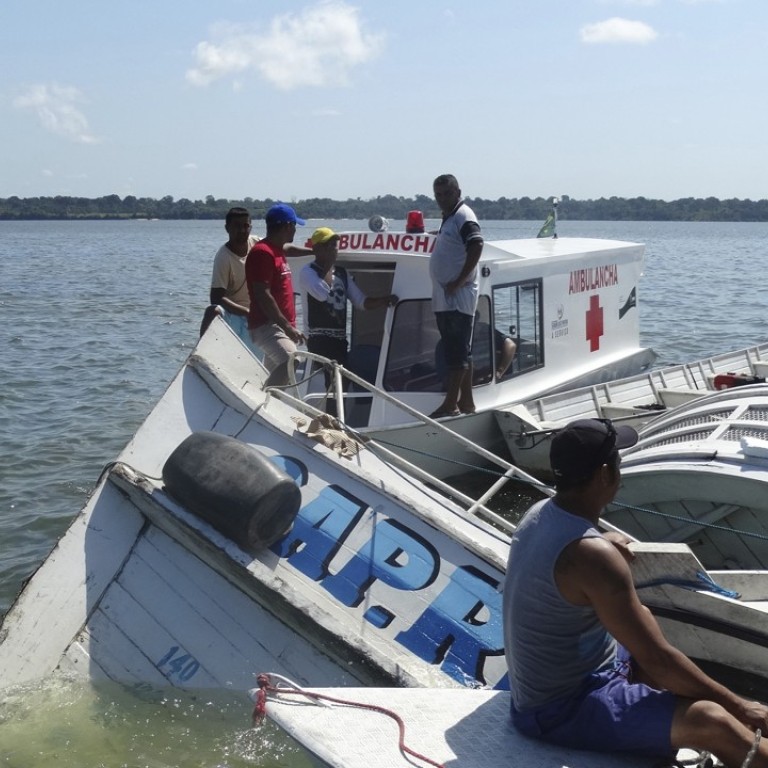 Ten dead and dozens missing in Brazil boat accident | South China ...