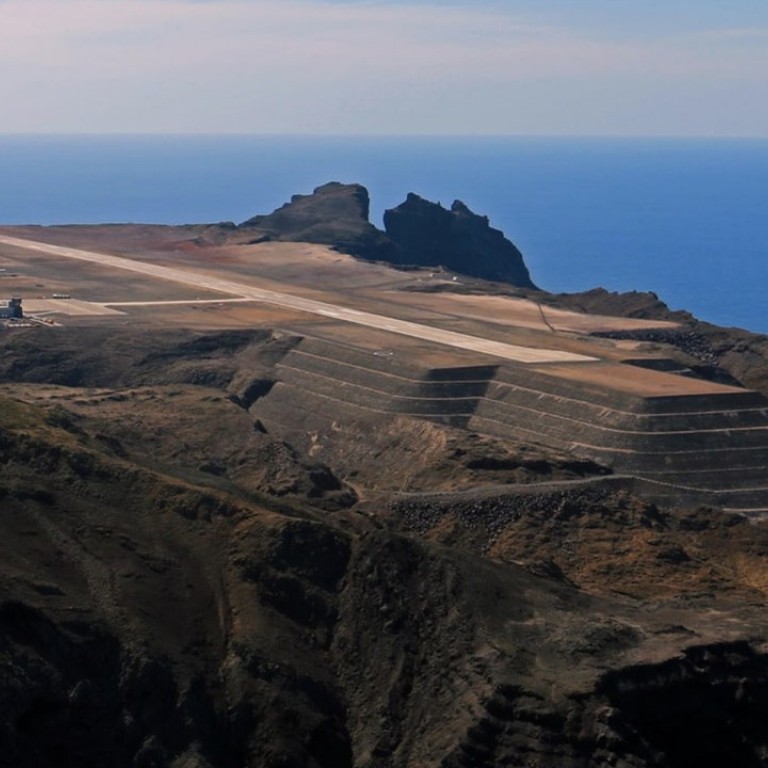 First commercial flight for new airport at St Helena, the isolated ...