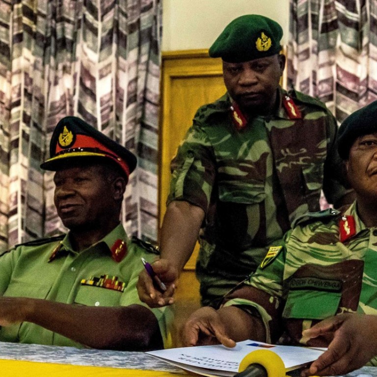 Zimbabwe on edge after army chief threatens to end Mugabe’s ‘purging ...