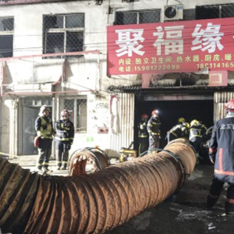 19 killed as fire sweeps through Beijing accommodation block | South ...