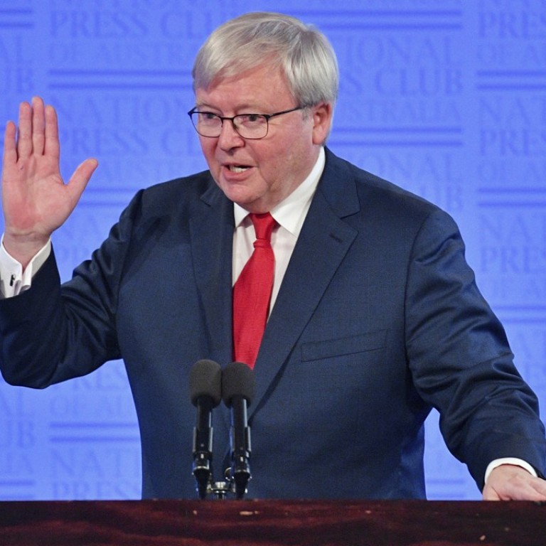 Former PM Kevin Rudd accuses Turnbull’s government of ‘anti-Chinese ...