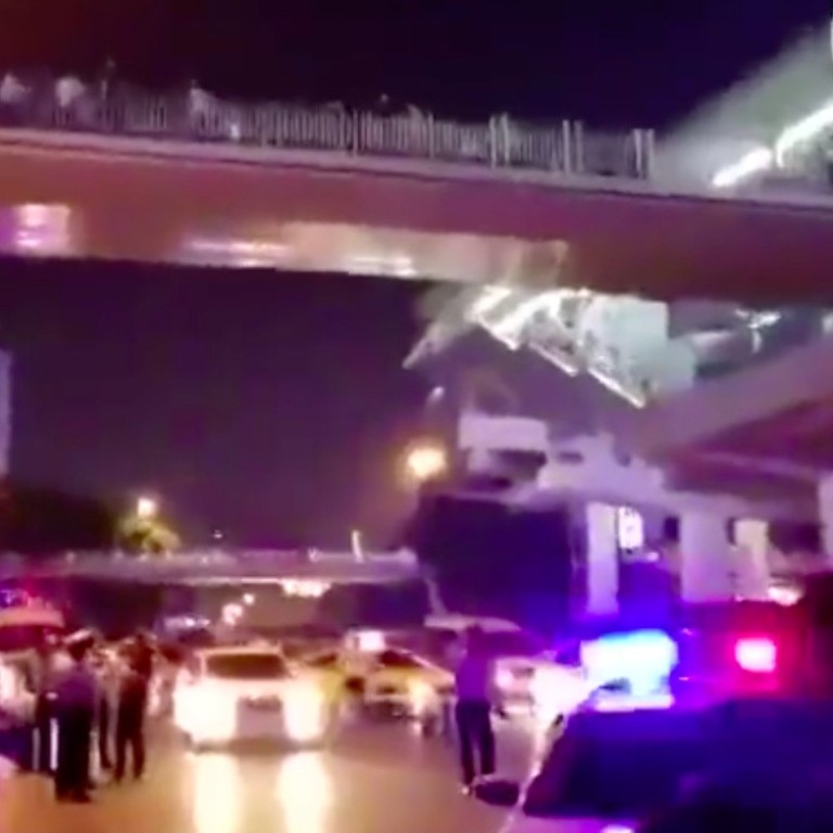 Father detained after 7-year-old son thrown off bridge in southwest ...