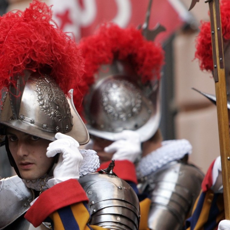 Pope’s private army gets new 3D-printed plastic helmets | South China ...