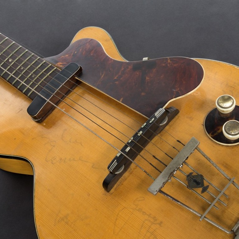 George Harrison’s first electric guitar up for auction | South China ...