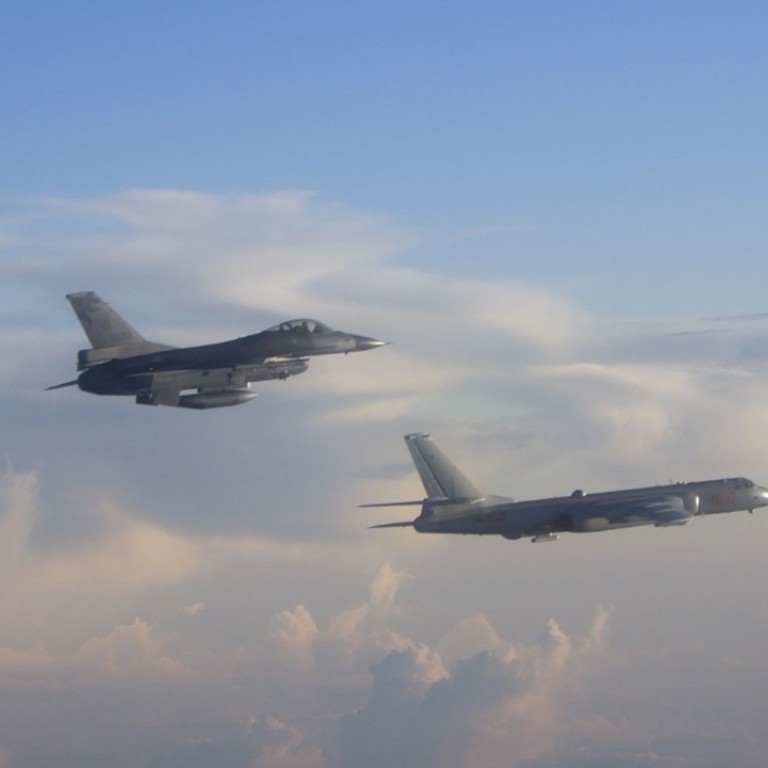 Taiwanese aircraft tail Chinese bombers on flight around island | South ...