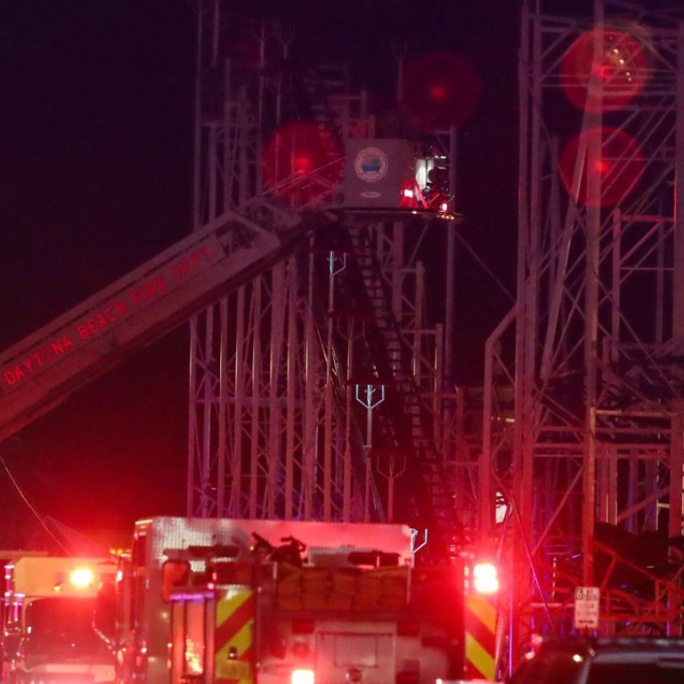 Two people drop 34 feet to the ground after Florida roller coaster ...