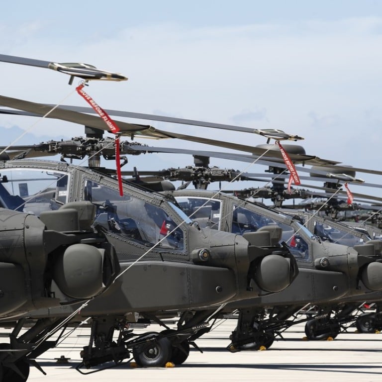 Taiwan puts second squad of US Apache attack helicopters on duty as ...