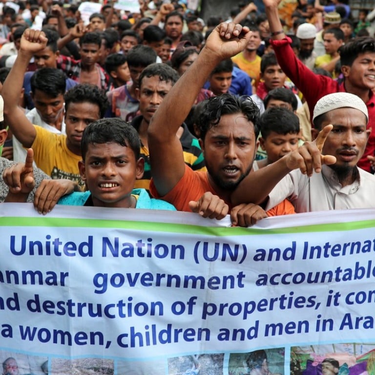 Rohingya refugees demand justice, one year since brutal crackdown in ...