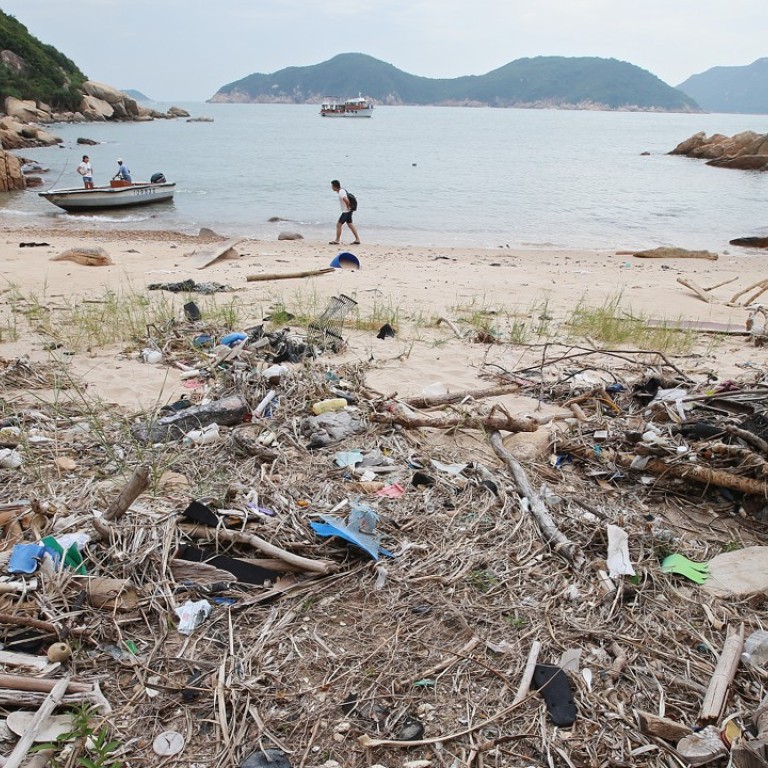 Trash from mainland China ending up on Hong Kong’s shores could be 7 ...
