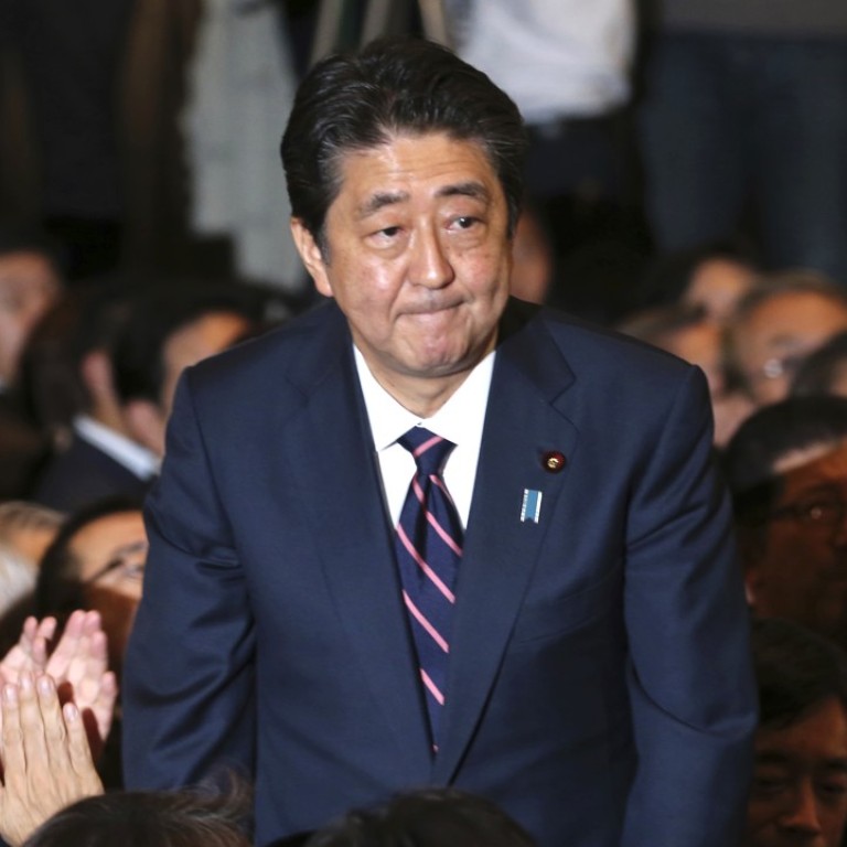 Japans Shinzo Abe Wins Landslide Party Vote Looks To Three More Years
