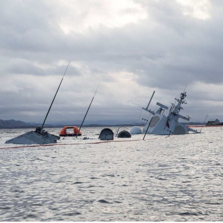 Norwegian frigate sinks one week after being rammed by tanker | South ...