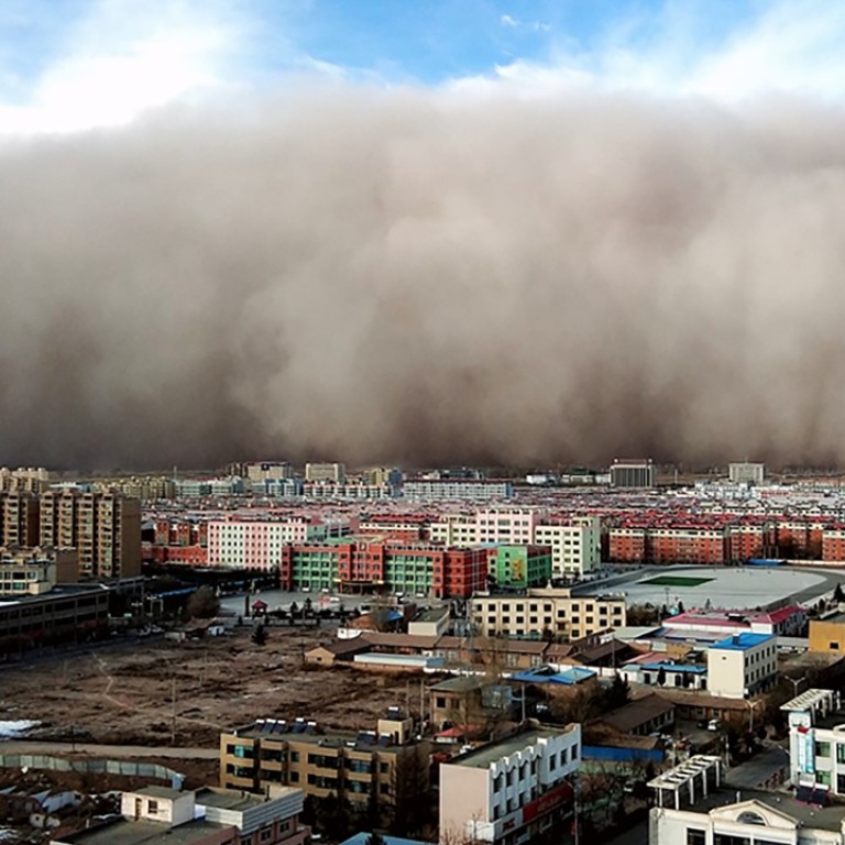 Chinese city ‘swallowed’ as ferocious sandstorm creates blizzard of ...