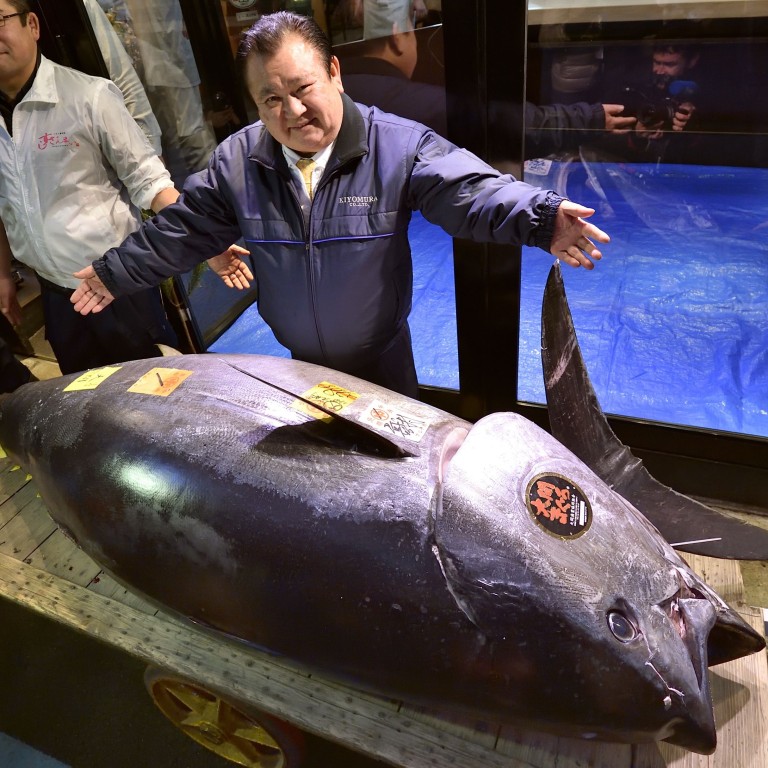 ‘I bought a good tuna’: Japan’s sushi king shells out record US$3 ...