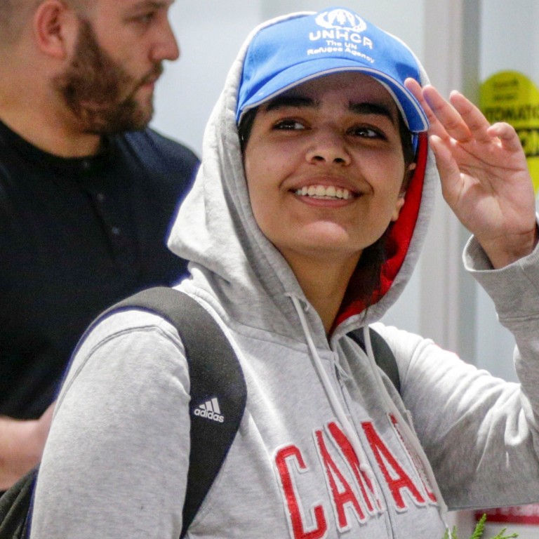 ‘Very happy’ runaway Saudi teen Rahaf Mohammed al-Qunun arrives in Toronto, Canada after ...