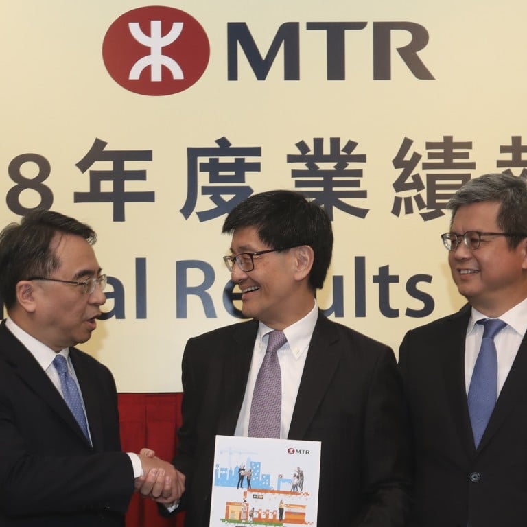 Hong Kong’s MTR Corporation says 2018 profit up 7.1 per cent to HK$11. ...