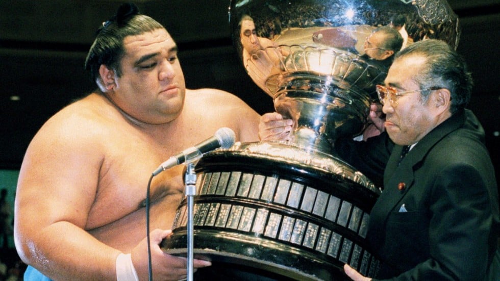 Screaming young female fans show ancient sport of sumo can still fight ...