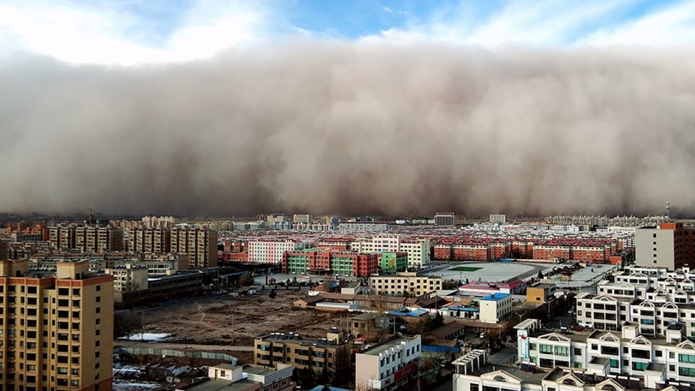 Chinese city ‘swallowed’ as ferocious sandstorm creates blizzard of ...