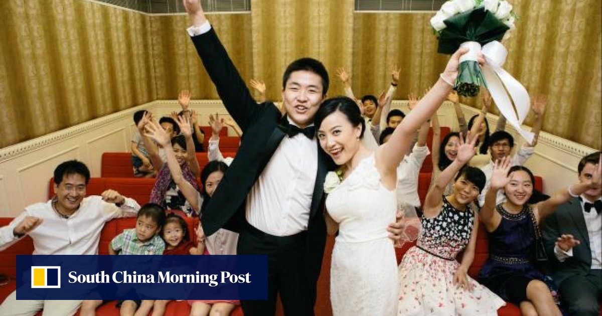 Bankers Justin Zhang and Hui Zhou marry in HK | South China Morning Post