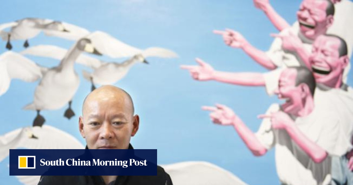 Chinese art star Yue brings ‘laughing men’ to Europe | South China ...