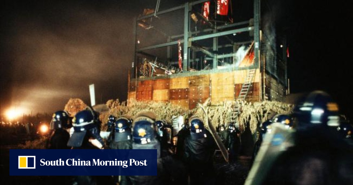 Japan removes relics from 1970s anti-Narita airport riots | South China ...