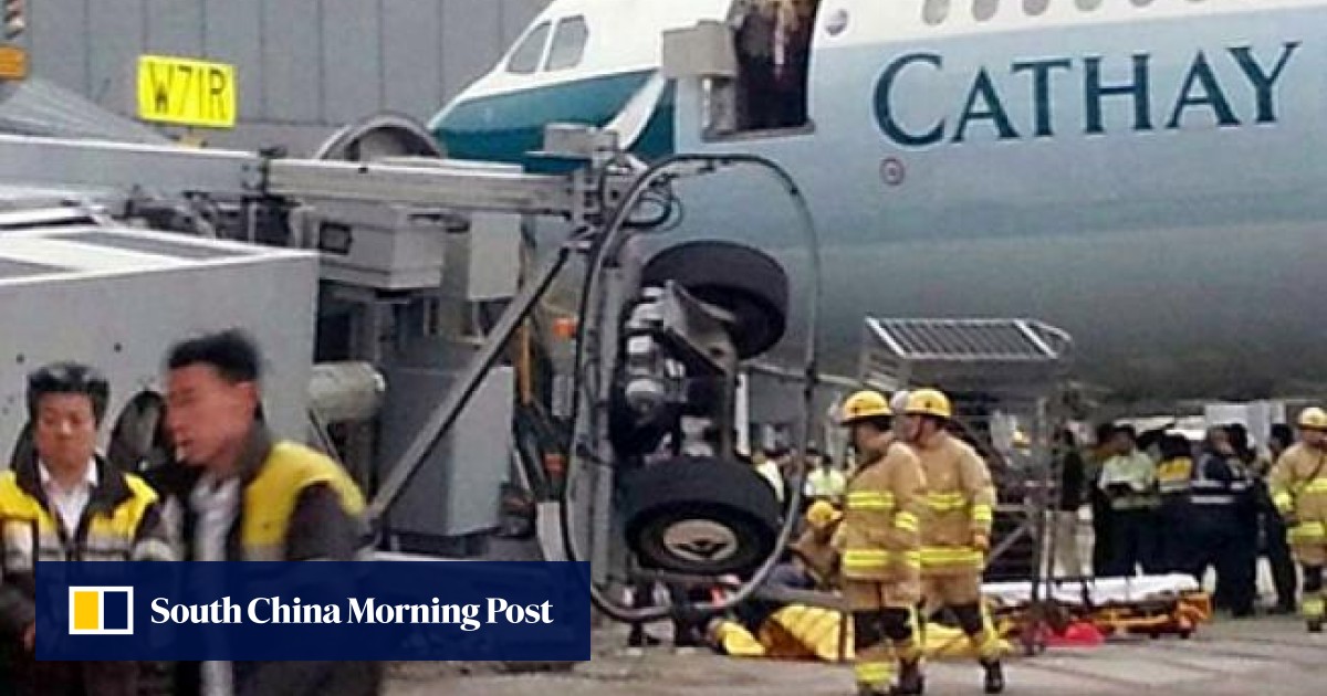 Hong Kong airport launches investigation into Cathay airbridge collapse ...
