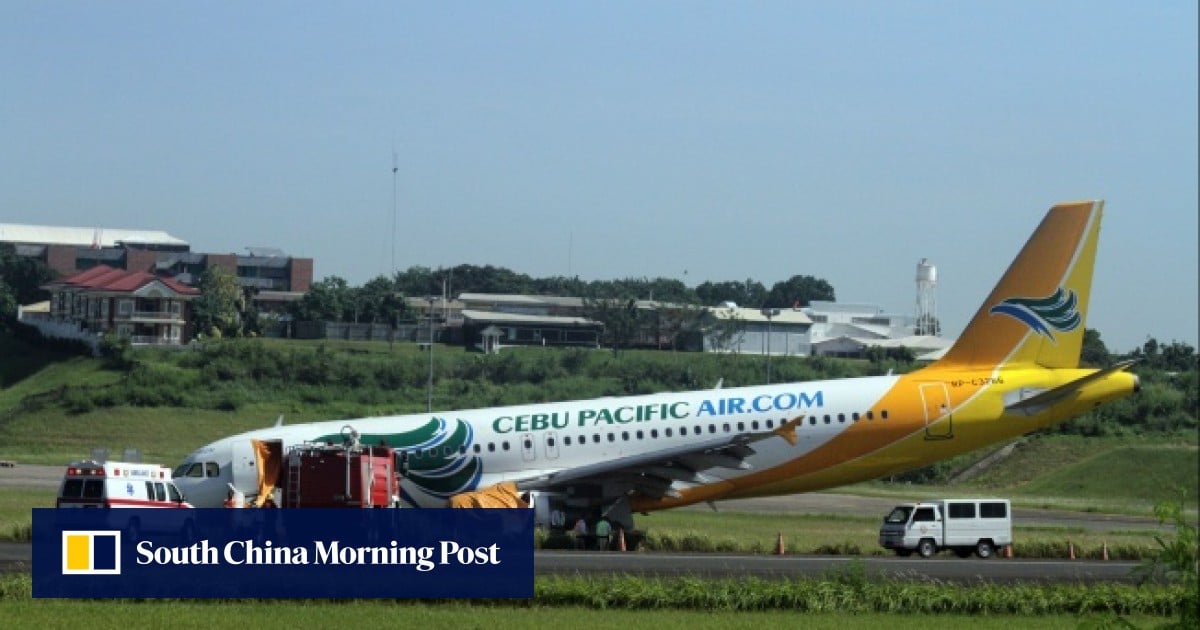 Philippines probe Cebu Pacific emergency landing after plane overshoots ...