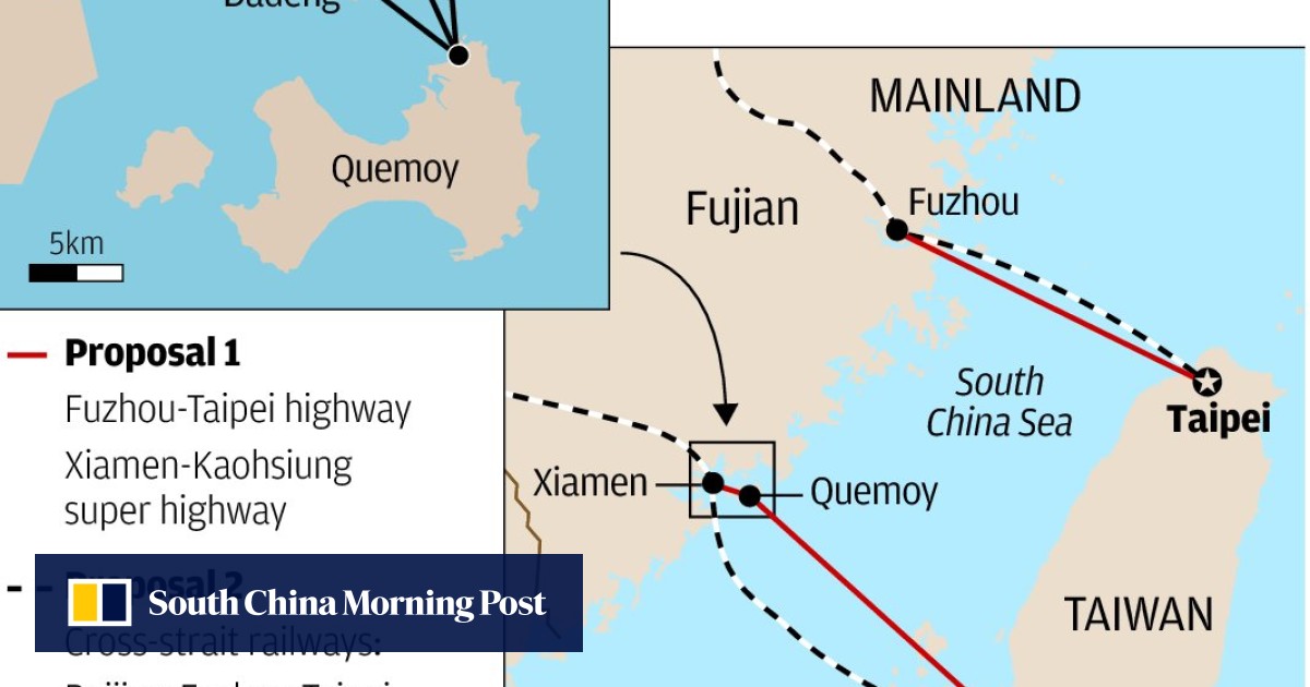China plans cross-strait highways with Taiwan | South China Morning Post