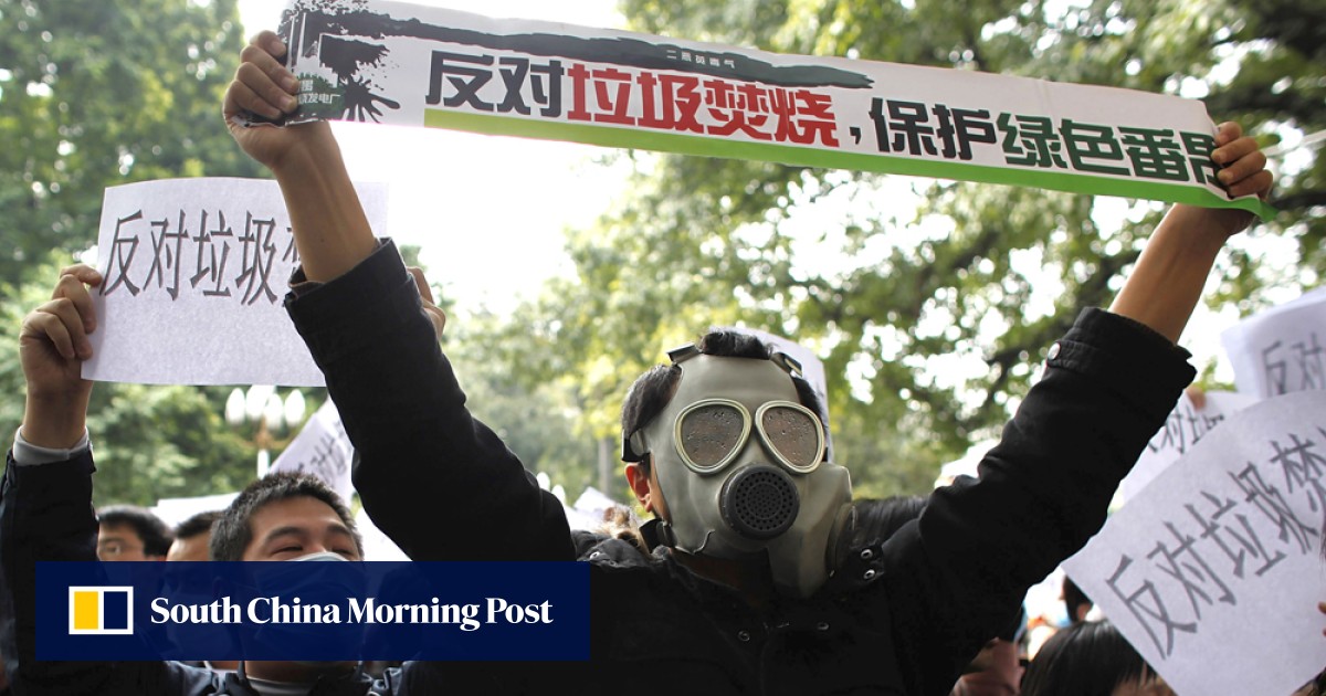 'Hong Kong activist' arrested over village incinerator protest | South ...