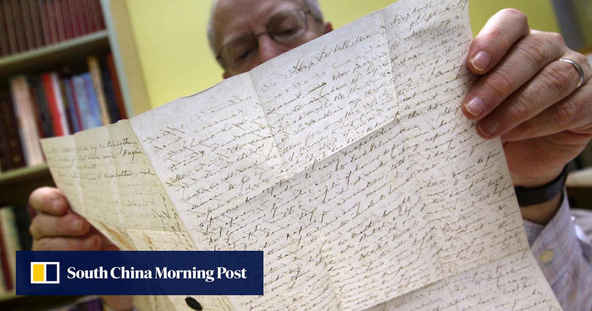 'Oldest letter' from Hong Kong to the West goes up for auction | South ...
