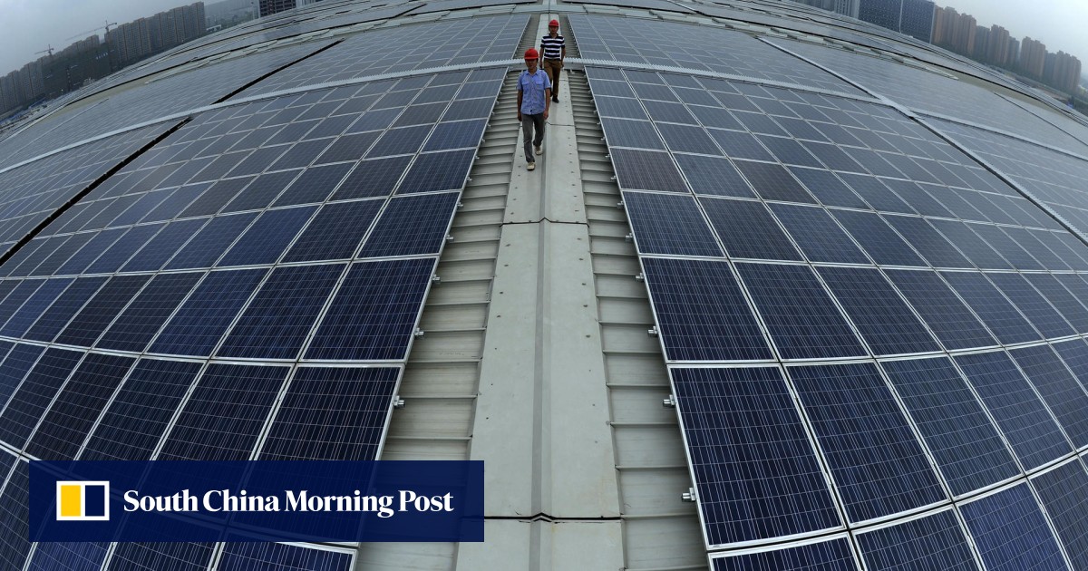 China sets world record on solar power installations | South China ...