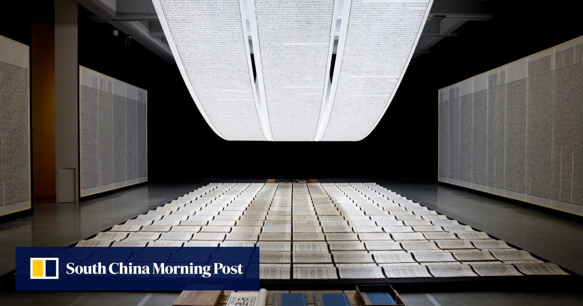 Artist's fascination with text writ large | South China Morning Post