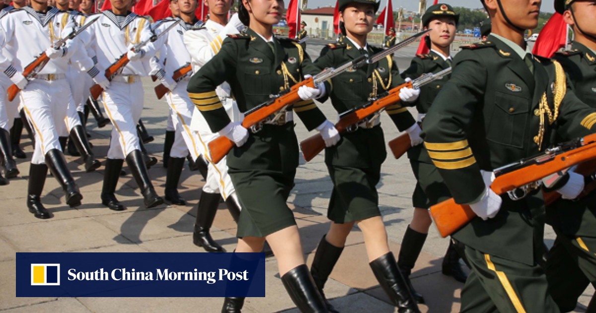 Dressed to kill: First female PLA honour guards steal limelight at ...
