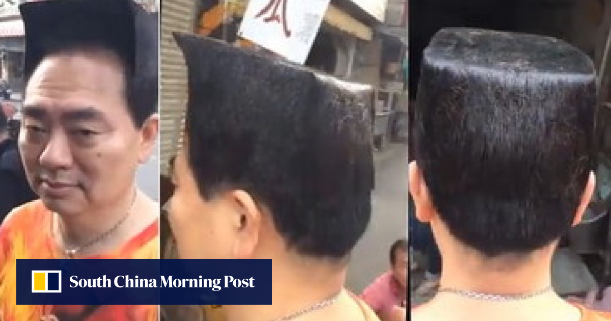 Meet 'Square Head Bro', the Taiwanese man with the blockhead hairstyle ...