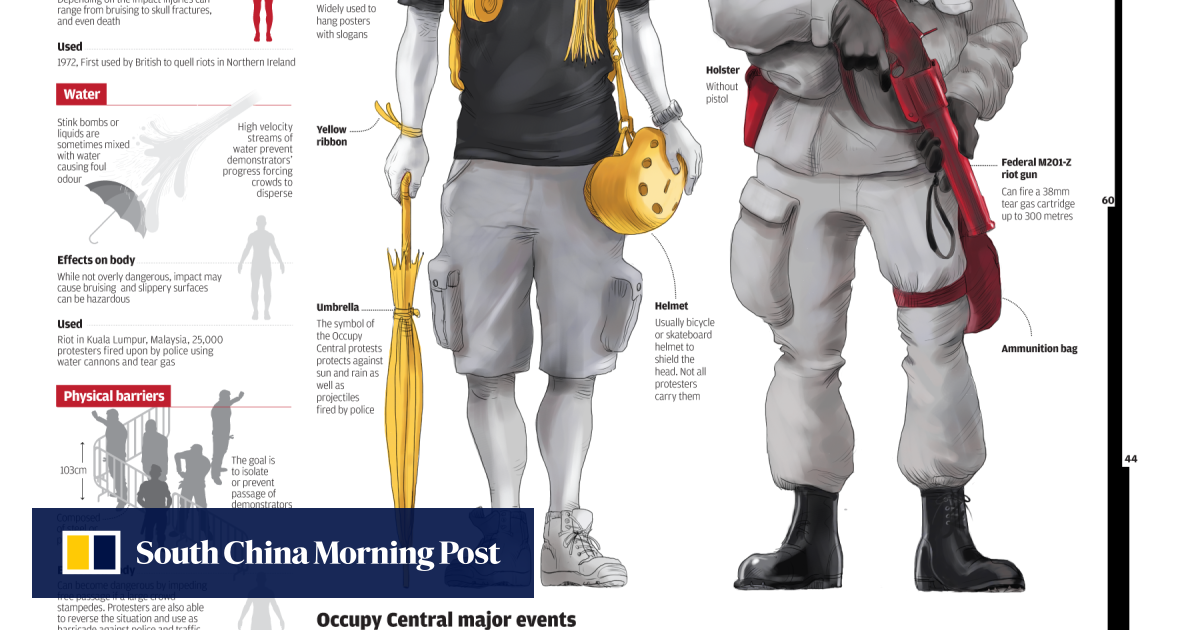 INFOGRAPHIC: Riot gear - How Occupy protesters and police stack up ...