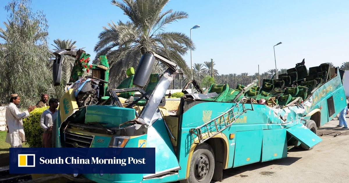 58 die as speeding, overloaded bus collides with truck, catches fire in ...