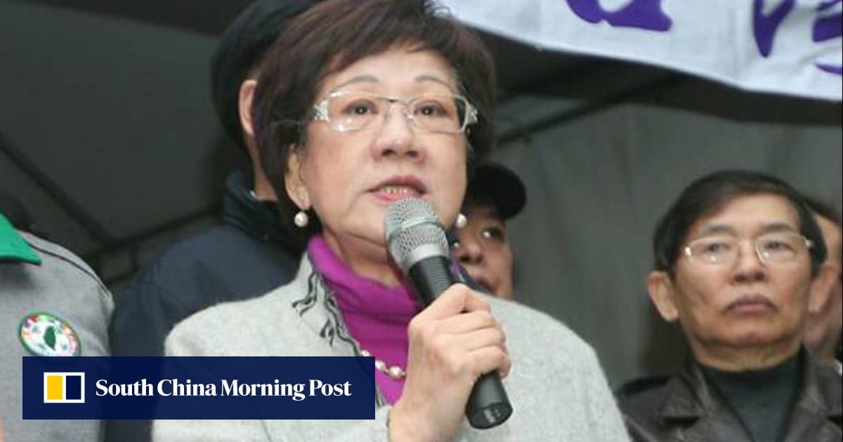 Taiwan's former vice-president Annette Lu embarks on hunger strike ...