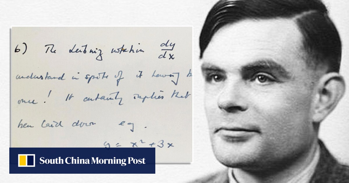 Secret notebook of Imitation Game codebreaker Alan Turing to be ...