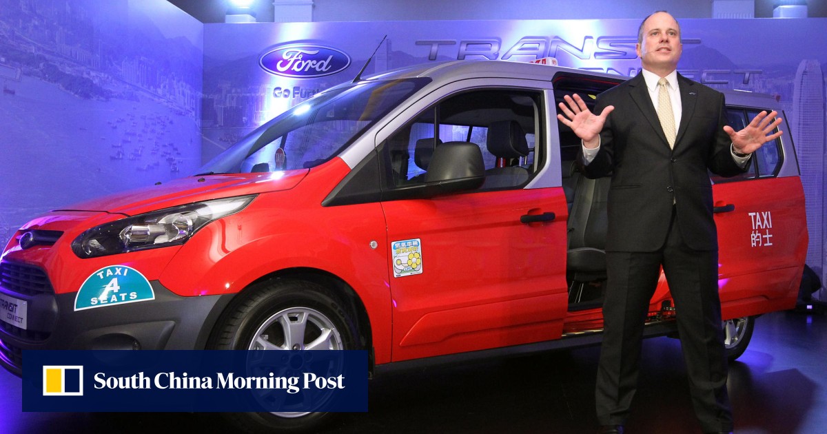 Ford motor company launches new-style taxi in Hong Kong | South China ...